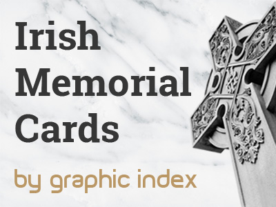 Irish Memorial Cards by Graphic Index - Graphic Index